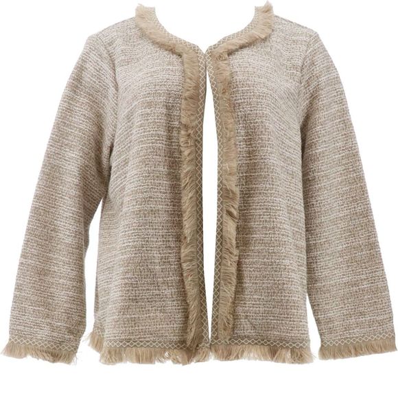 Brooke Shields | Jackets & Coats | Brooke Shields Timeless Boucle Tweed ...
